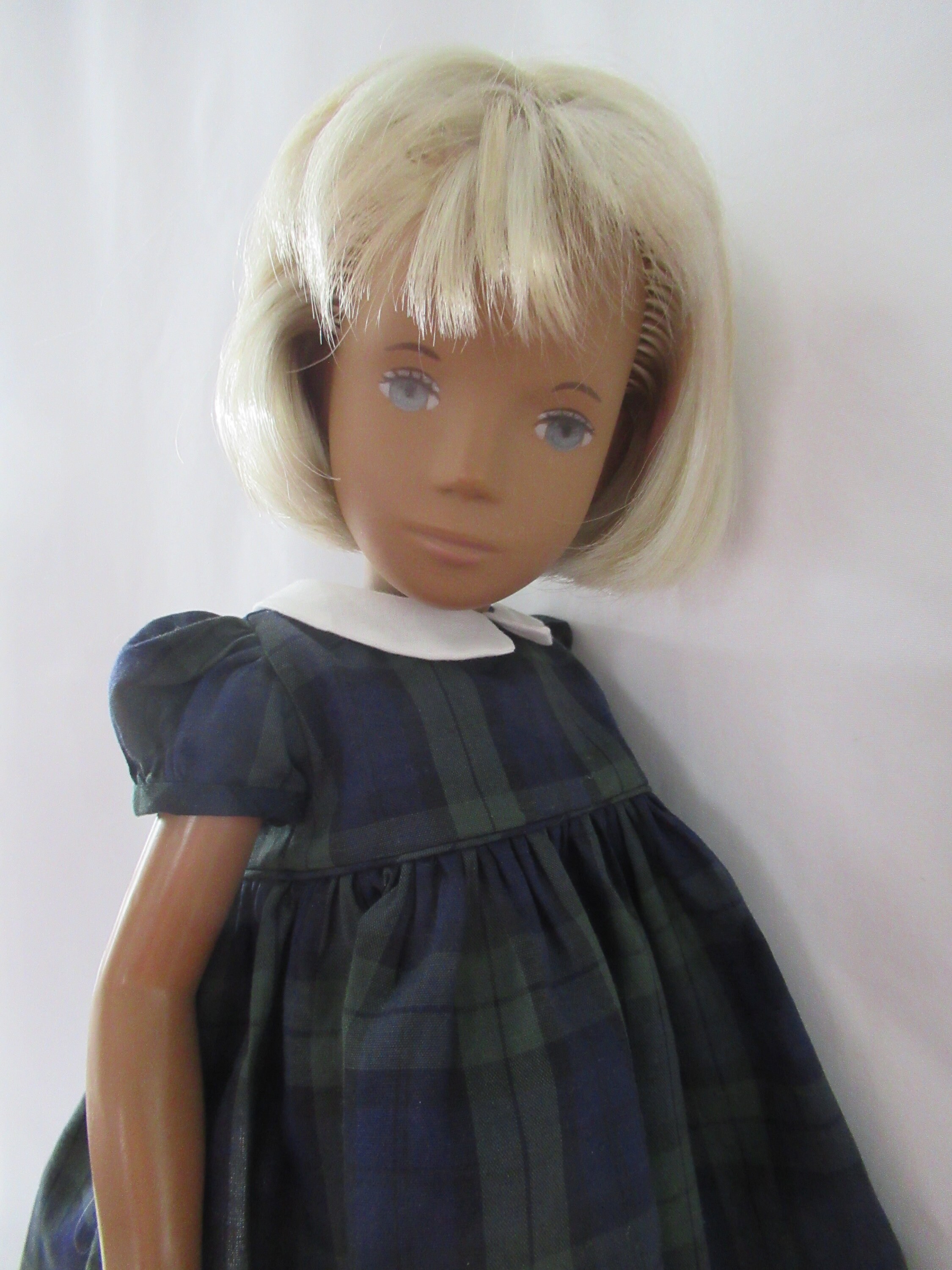 Sasha Doll Clothes A Lovely Green And Navy Blue Highland Etsy