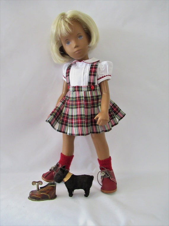 Sasha Doll Clothes Sasha Is Wearing A Highland Plaid Pleated Etsy