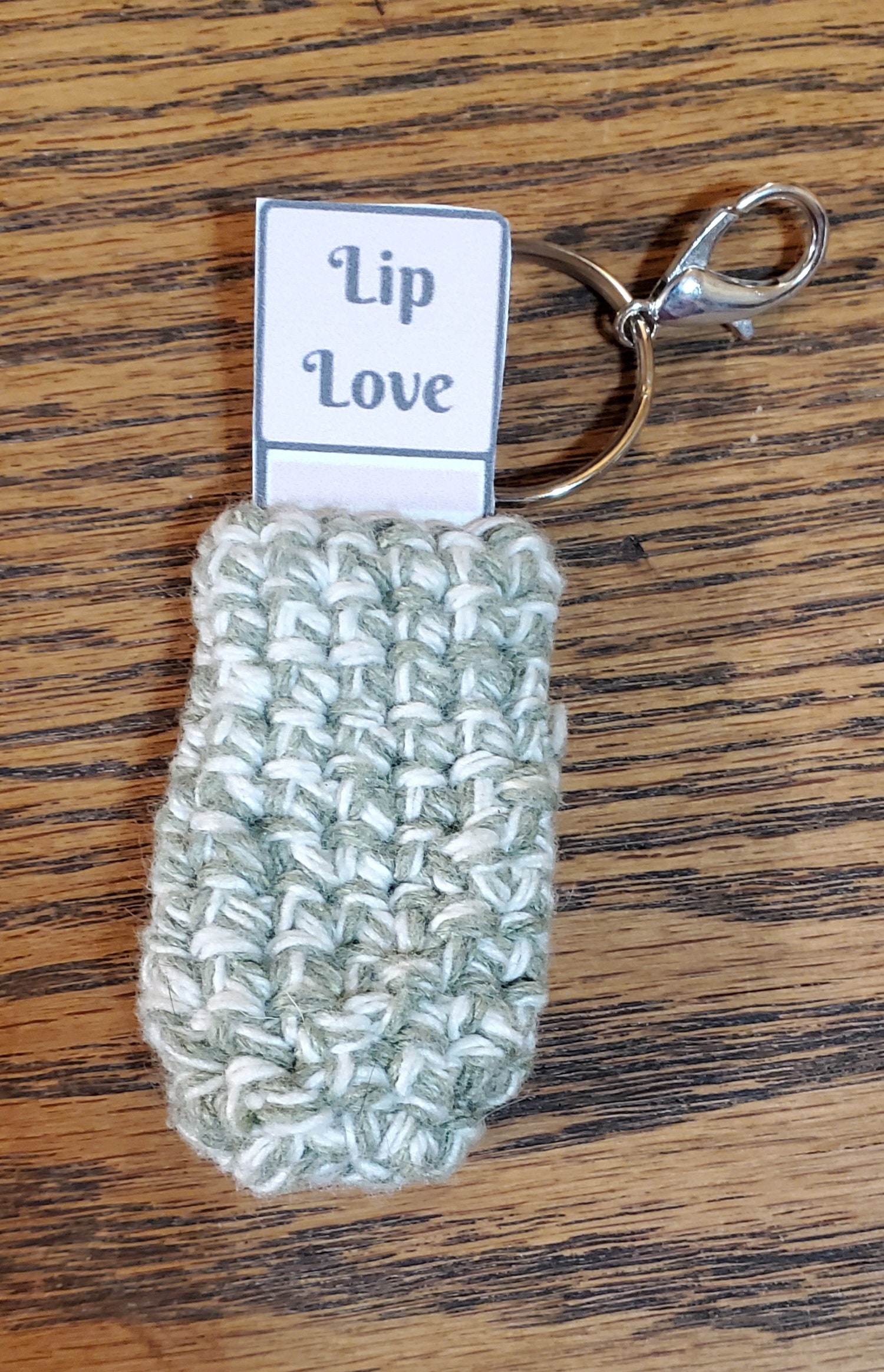 Crochet Chapstick Holder Key Chain - Etsy