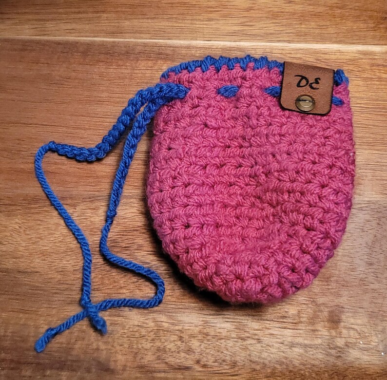 Hand Made Crochet Gift Bags, Trinket Bags, Draw String Bags, Draw ...