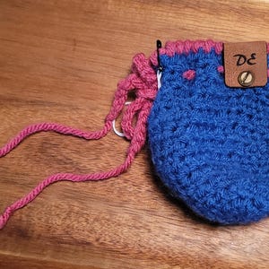 Hand Made Crochet Gift Bags, Trinket Bags, Draw String Bags, Draw ...