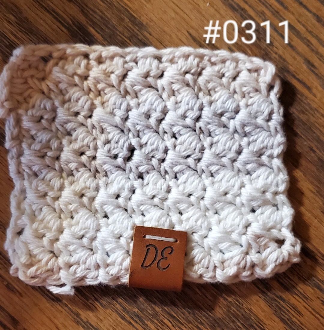 Set of 4 Crochet Tulip Stitch Coasters - Etsy