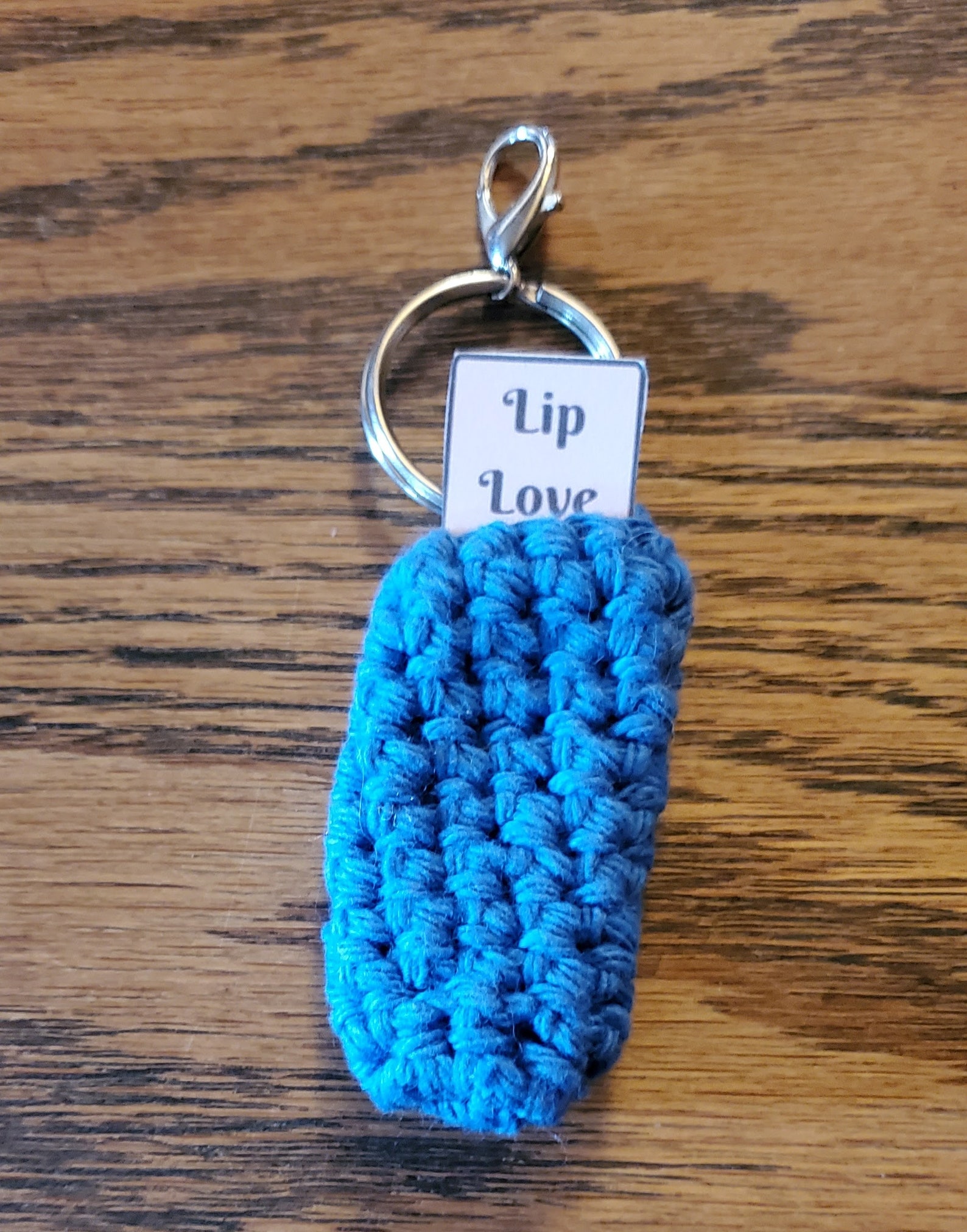 Crochet Chapstick Holder Key Chain - Etsy