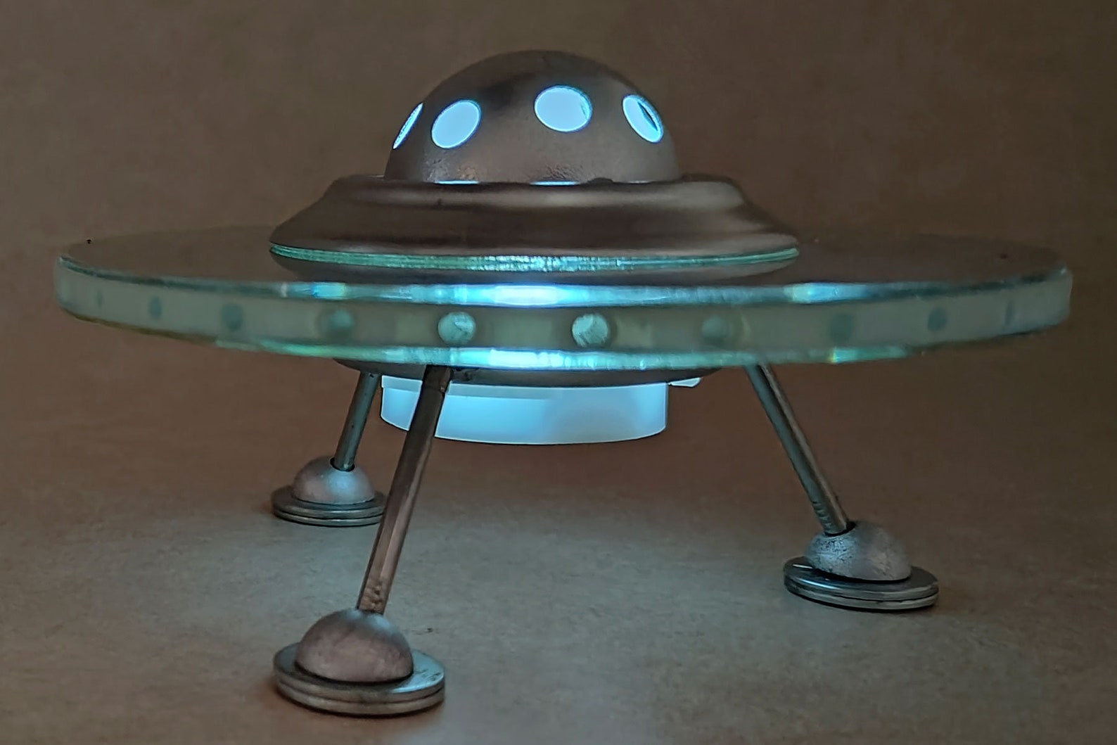 Retro Spacecraft Night Light - Etsy