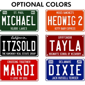 Custom Personalized Novelty License Plates for Your Golf Cart, Moped ...