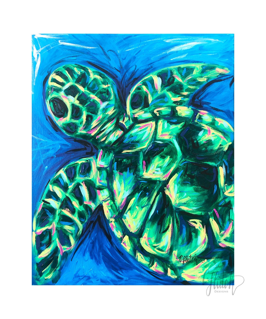 GRAFFITI TURTLE. Limited Edition Print. Turtle Art Print. Graffiti Art ...