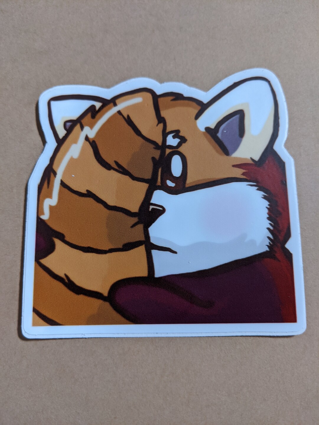 Shy Red Panda - Etsy