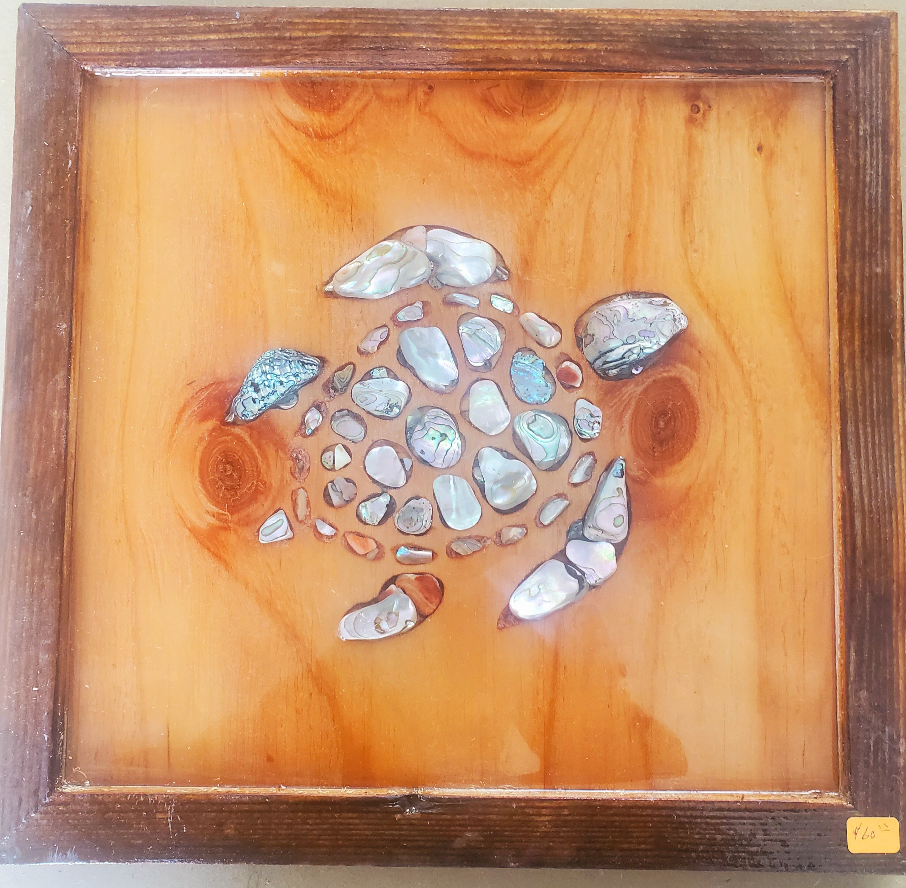 Abalone Wall Art Turtle - Etsy