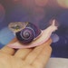 Cosmic Galaxy Snail Figurine Fantasy Sculpture Quartz Crystal ...