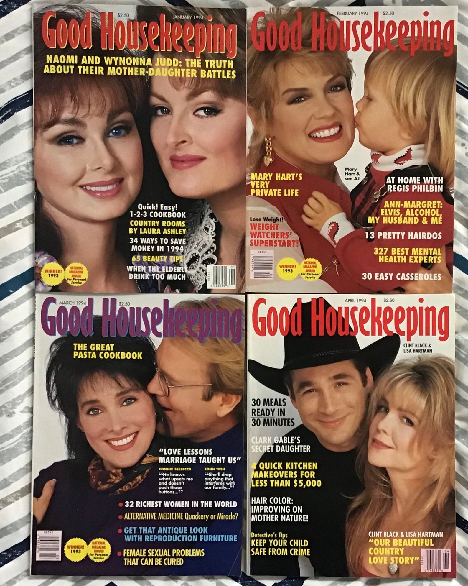Vintage 1994 GOOD HOUSEKEEPING Magazines. Check Description If You ...