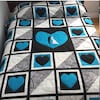 QUILT PATTERN, Wedding Quilt Pattern , Heart Quilt Pattern, Paper Copy ...