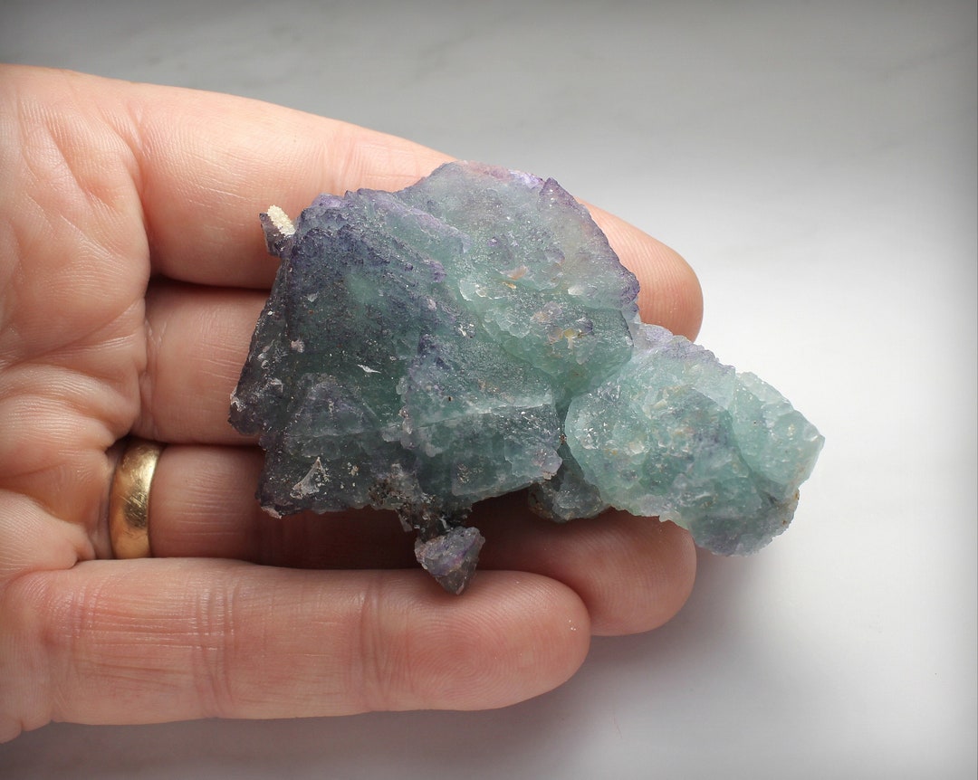 Rare Awesome Blue and Violet Fluorite From the Big Lead Mine in La Paz ...