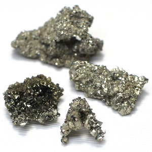 Four Unusual and Small Pyrite, Marcasite, Calcite Structures, From the ...