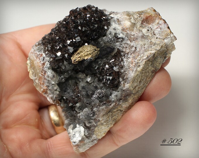 Natural 'black' Quartz - Goethite Inclusion Filled Lustrous Quartz ...