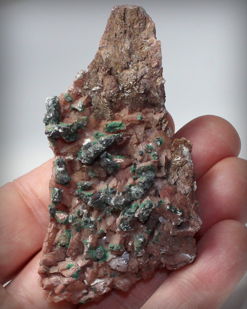 Display Specimen of Red Ferroan Dolomite Crystals With - Etsy