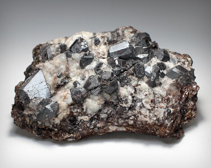 Rutile Crystals in Pyrophyllite and Quartz Matrix, From Graves Mountain ...