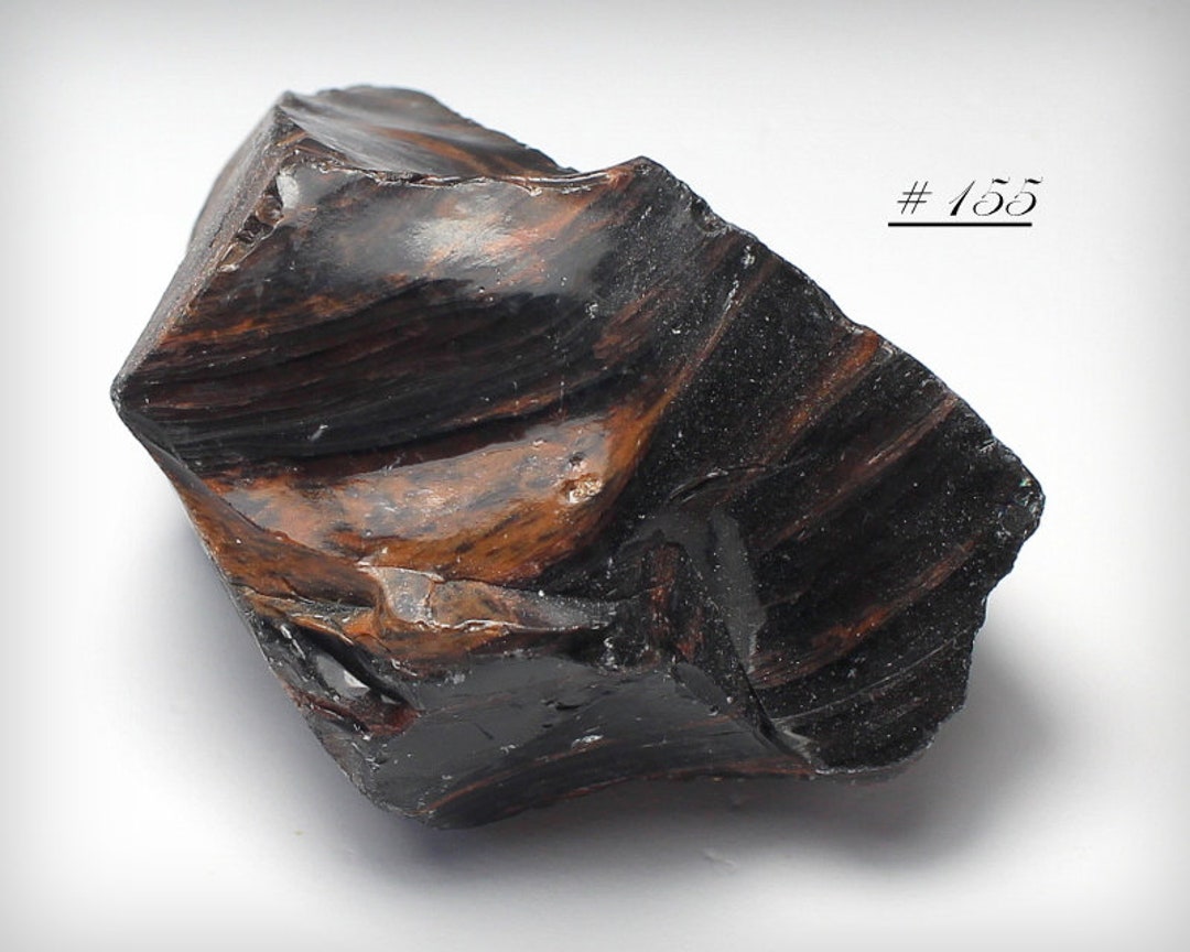 Mahogany Obsidian Cobble - Rock and Mineral Collectible, Display, or ...