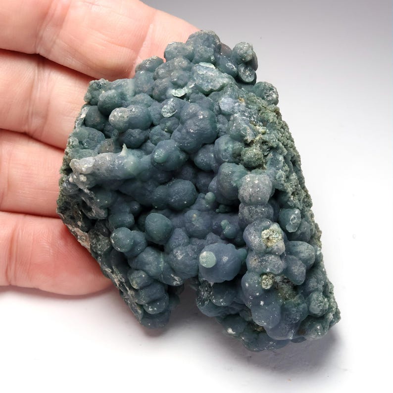 Blue Green Grape Agate Botryoidal Cluster Sulawesi Indonesia Natural ...