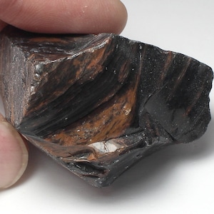 Mahogany Obsidian Cobble Rock and Mineral Collectible, Display, or ...