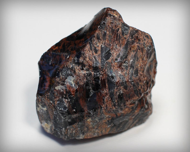 Two Glassy Mahogany Obsidian Cobbles Pictured Weathered | Etsy