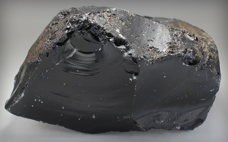 Large Glassy Beautiful Obsidian Cobble with Great Black | Etsy