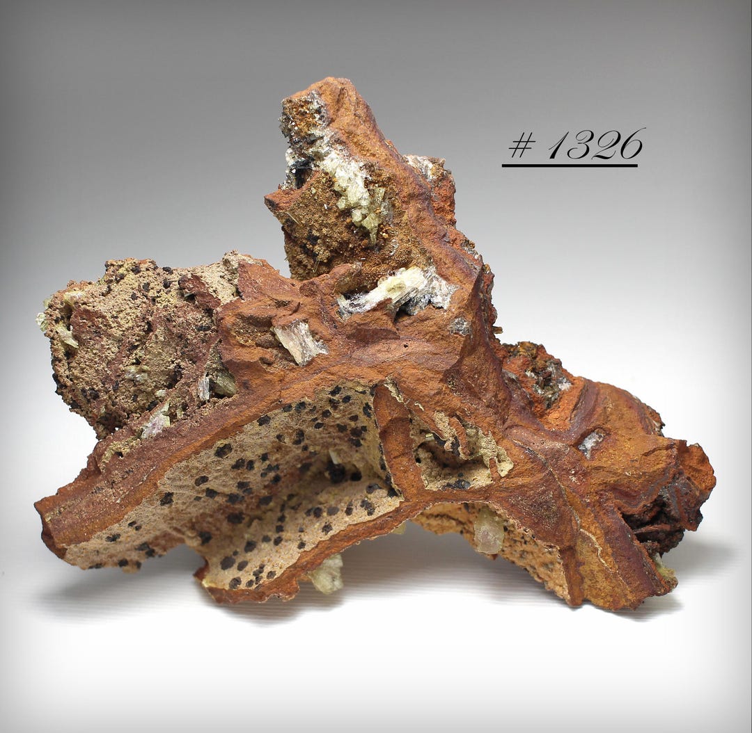 Aesthetic Specimen of Yellow-green and Violet Adamite Crystals With ...