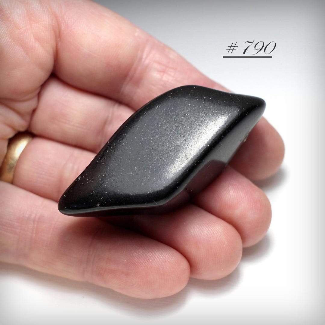 Polished Jet - Freeform Polished Naturally Hardened Jet Coal, One of a ...