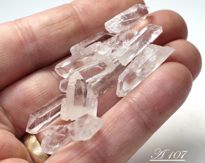 Twelve Gemmy Smaller Quartz Crystals (the Ones Pictured) - Very Glassy ...