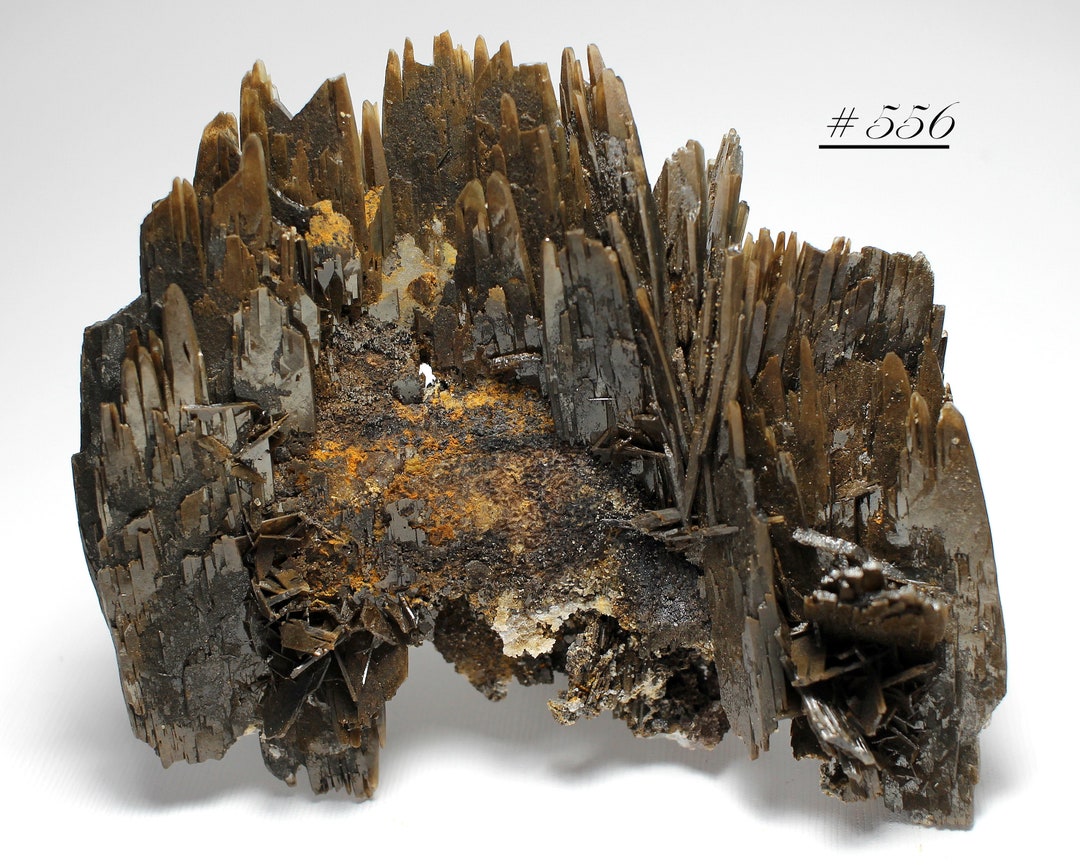 Blue & Brown Glossy Barite Crystal Cluster, From Morocco - Etsy