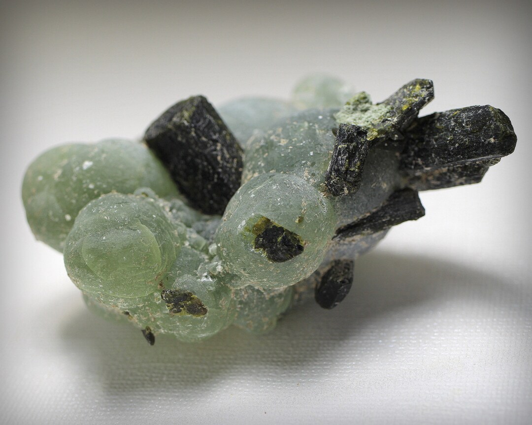 Classic Combination Specimen of Translucent Light Green Orbicular ...