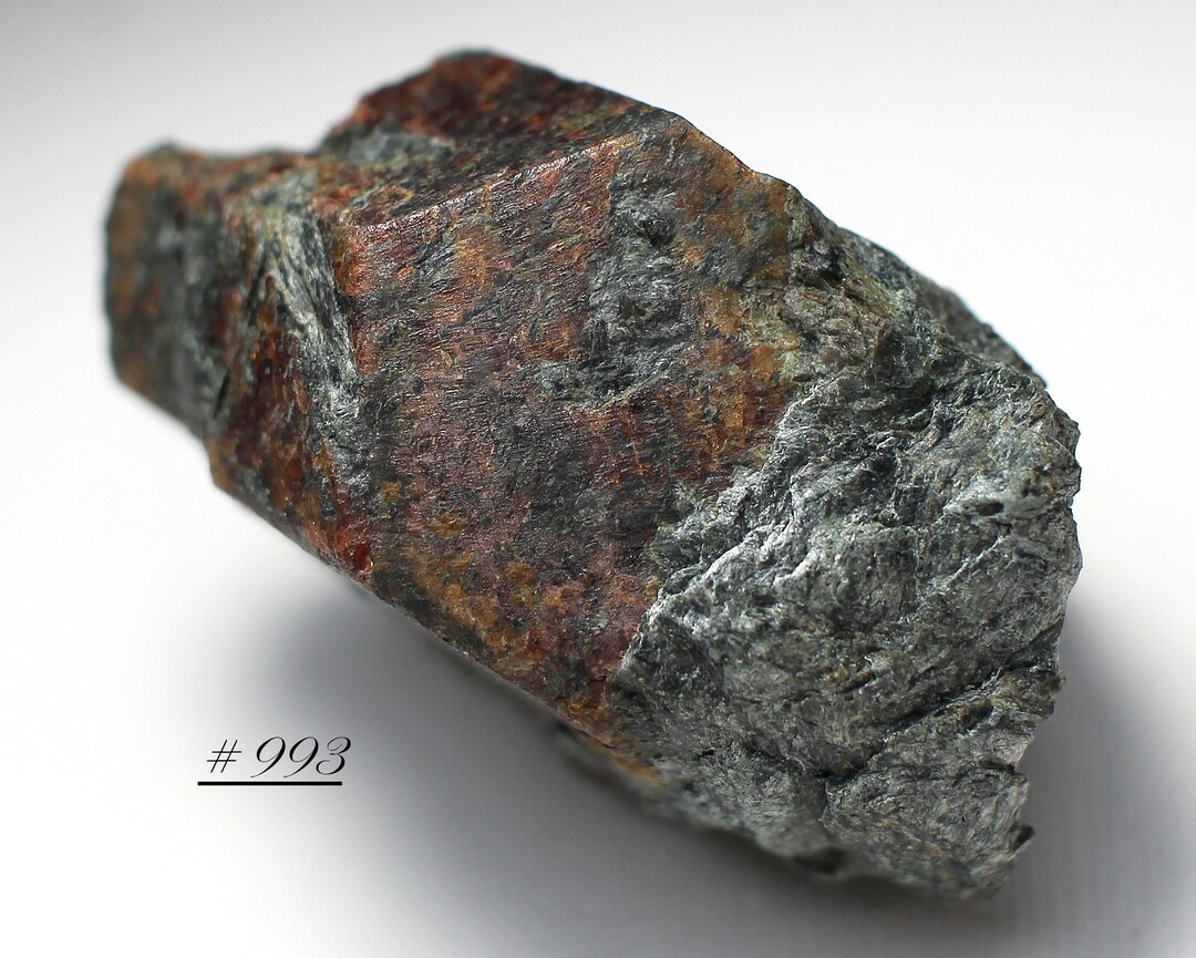 Superb Large Red Almandine Garnet in Satiny Green Phyllite and Chlorite ...