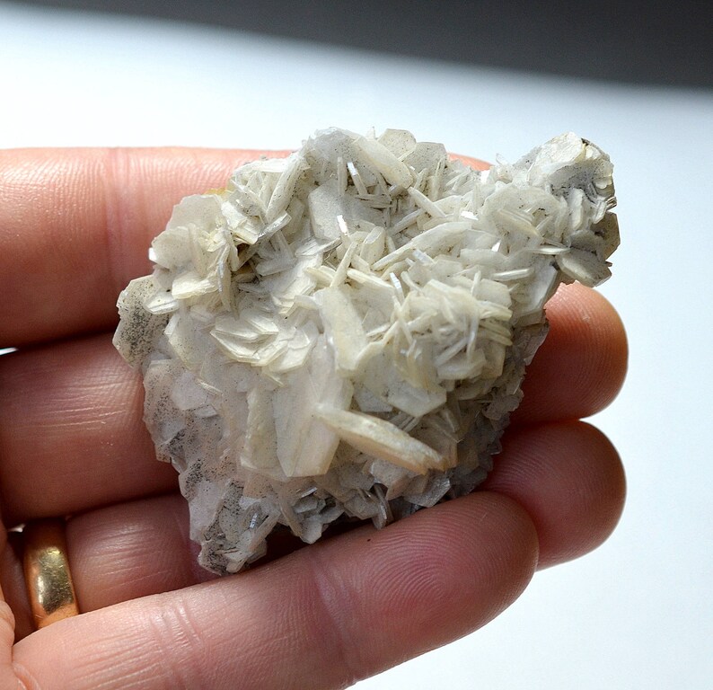 Nice Tan/White Tabular Calcite Blades Gorgeous Specimen | Etsy