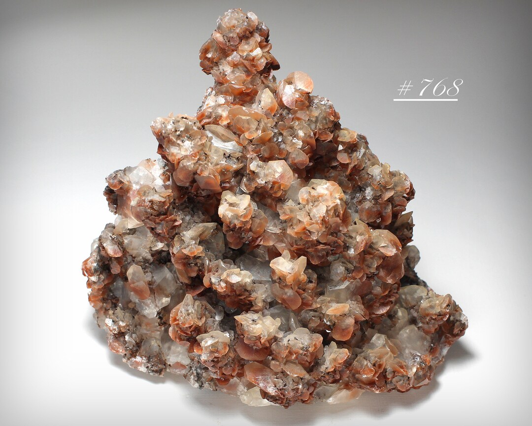 Lenticular benz Calcite Crystal Cluster A Larger Sized Lenticular benz ...