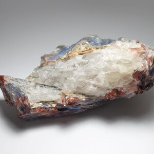 Large Uncommon Blue Kyanite, Quartz, and Red Alurgite, From Minas ...