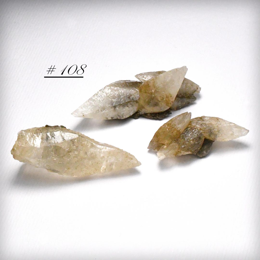 Three Small Beautiful Calcite Crystal Specimens (shown), From the ...