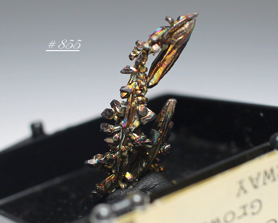 Lab Grown Iridescent Pure Silver Crystals From Norway A - Etsy