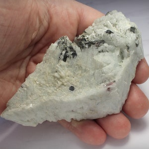 Green Elbaite Tourmaline With Purple-red Lepidolite and Light-green ...