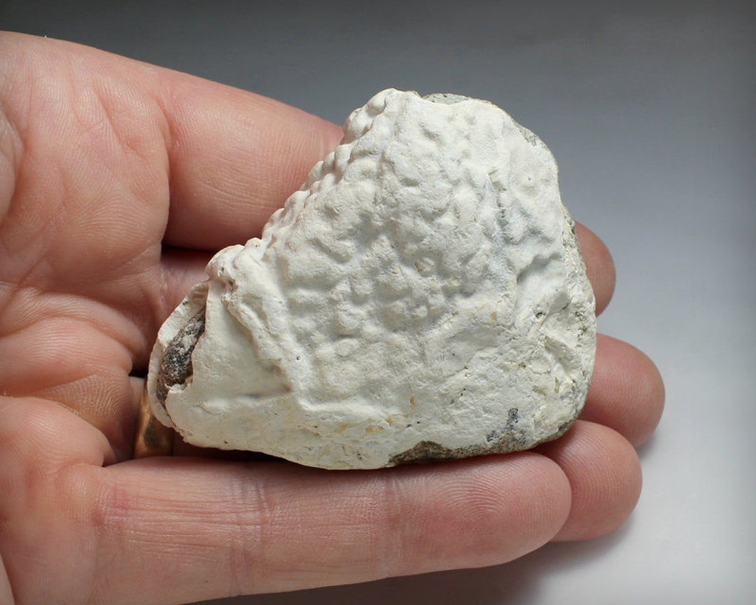 White Calcite-covered Granular Sandstone From California's Faulted ...