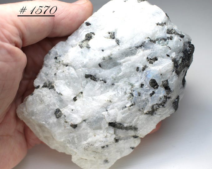 Moonstone Hand-sized Specimen With Biotite Mica, From India - Etsy