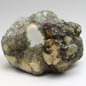 Beautiful Polished Datolite Nodule With Red Coppery Inclusions and ...