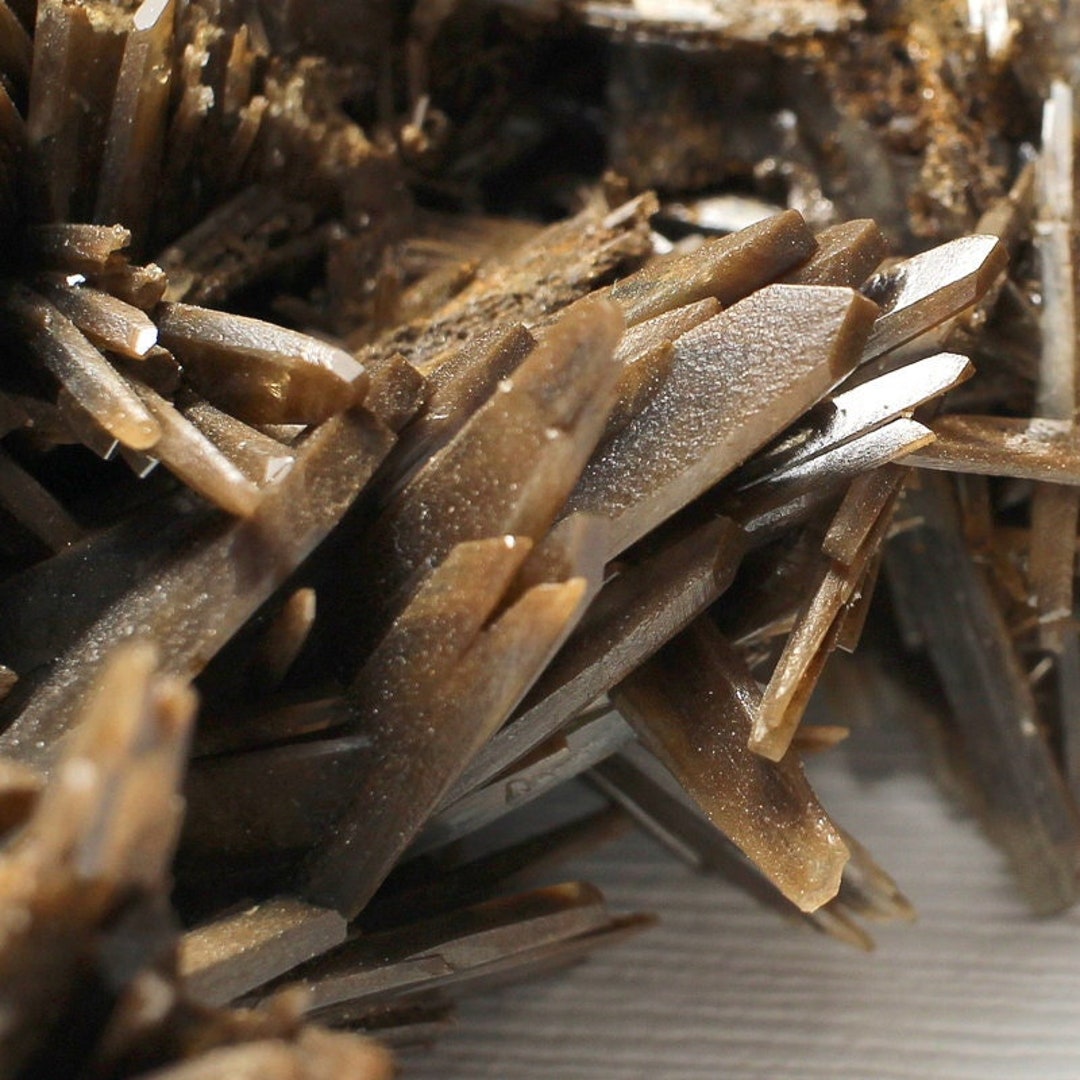Blue & Brown Glossy Barite Crystal Cluster, From Morocco - Etsy