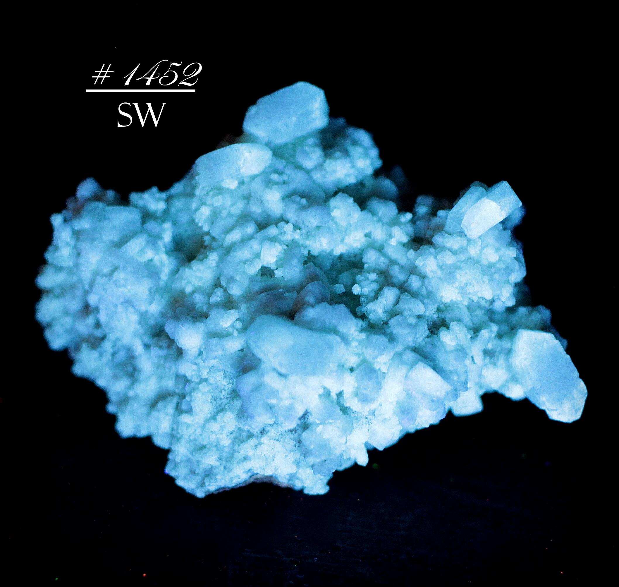 White Celestite celestine, From Lime City, OHIO Fluorescent ...