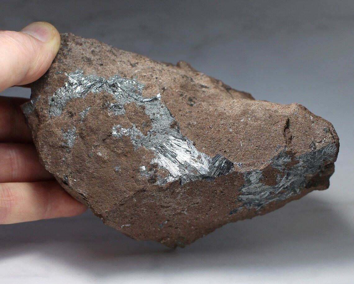 Pyrolusite Large and Aesthetic Metallic Acicular | Etsy