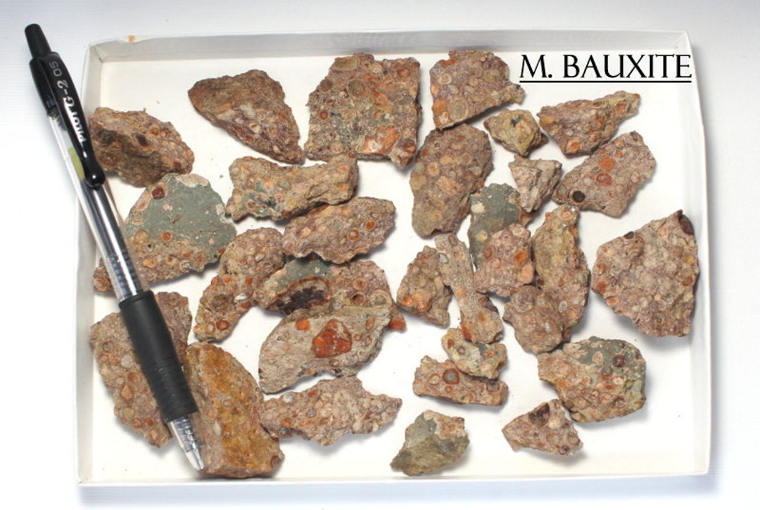 Bauxite - Smaller Bauxite Display Specimens (30 Pieces) - Main Ore of ...