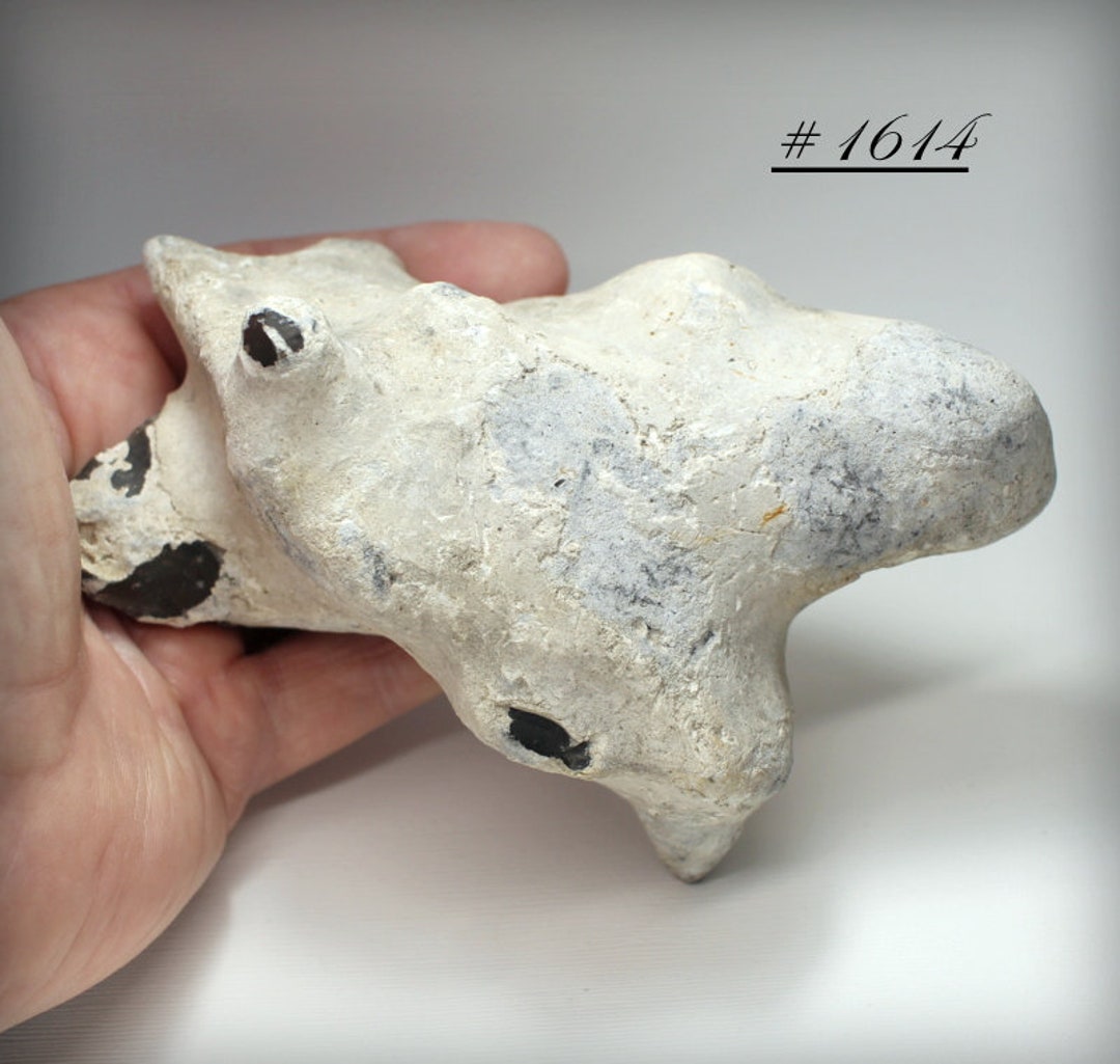 Large Sculptural-looking Black and White Flint Nodule A Naturally ...