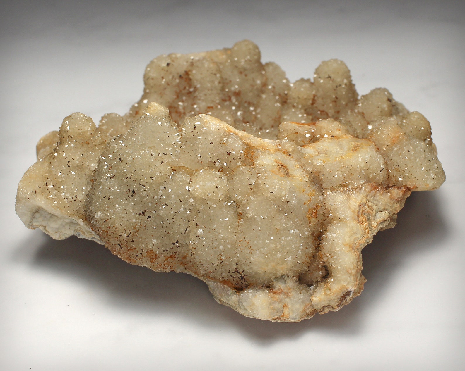 SUGAR Quartz DRUSE on Agate Matrix Sparkly Sugar-Grain Sized | Etsy