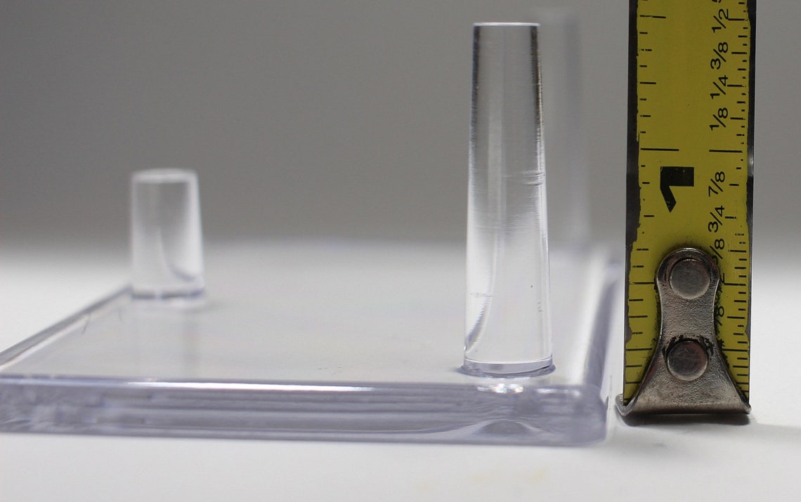 Three Peg Clear Acrylic Mineral Specimen Display Stand (large Size) - Etsy