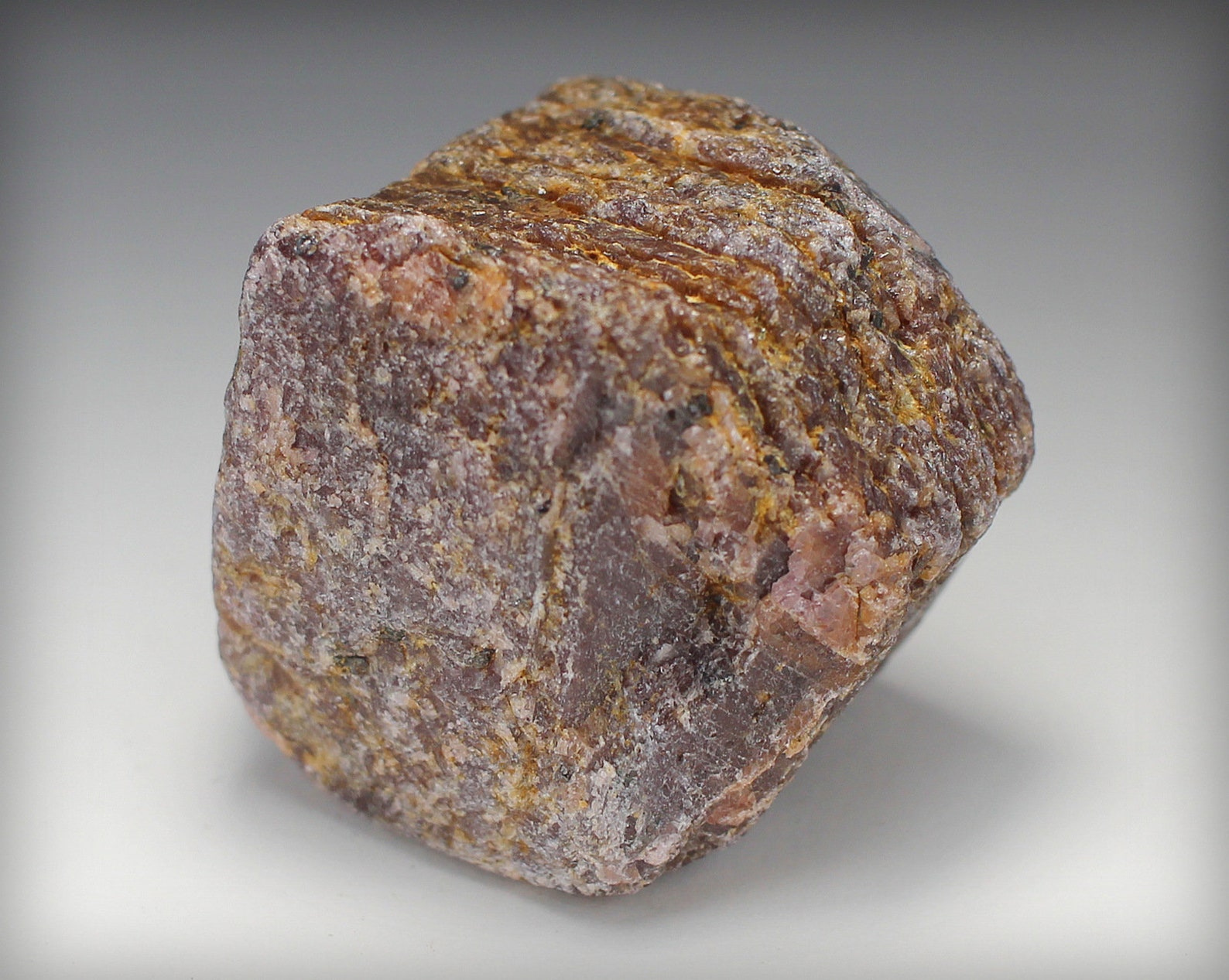 Thick Layered Hexagonal Raw Purple Ruby corundum Crystal | Etsy