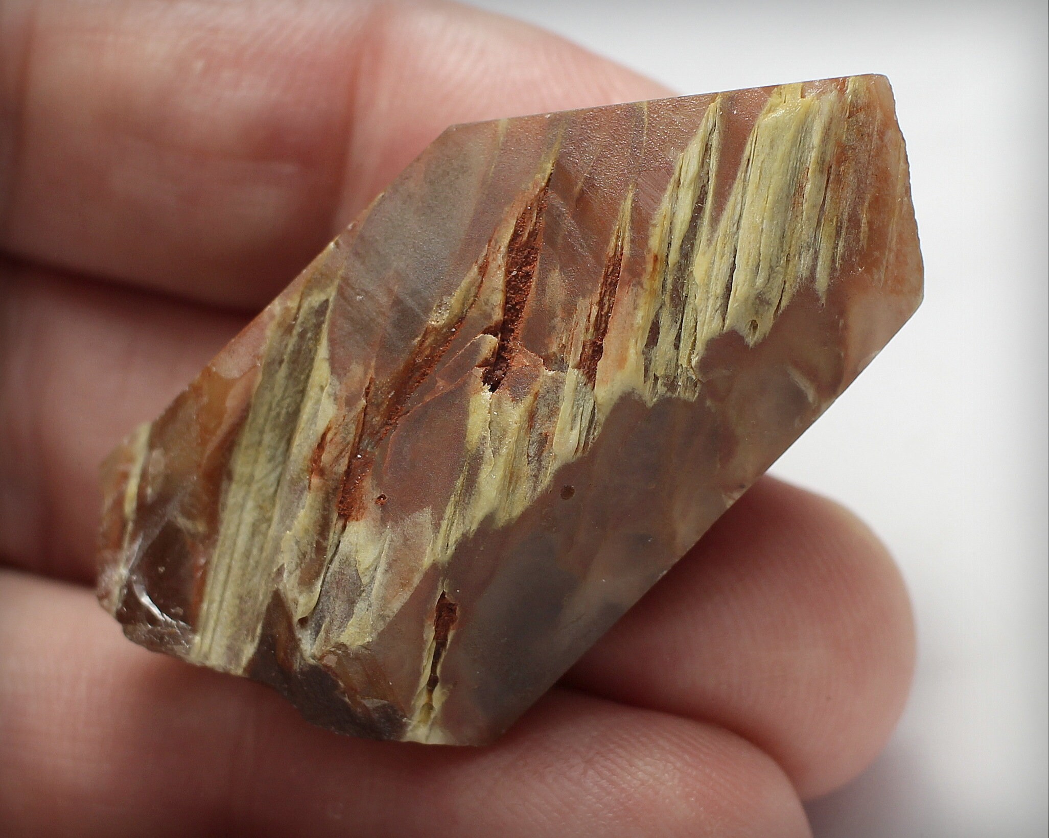 Red Amphibole Quartz Crystals With Growth Interference - Etsy UK