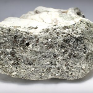 Large White Albite Feldspar With Silver Muscovite Mica, Talc Schist ...
